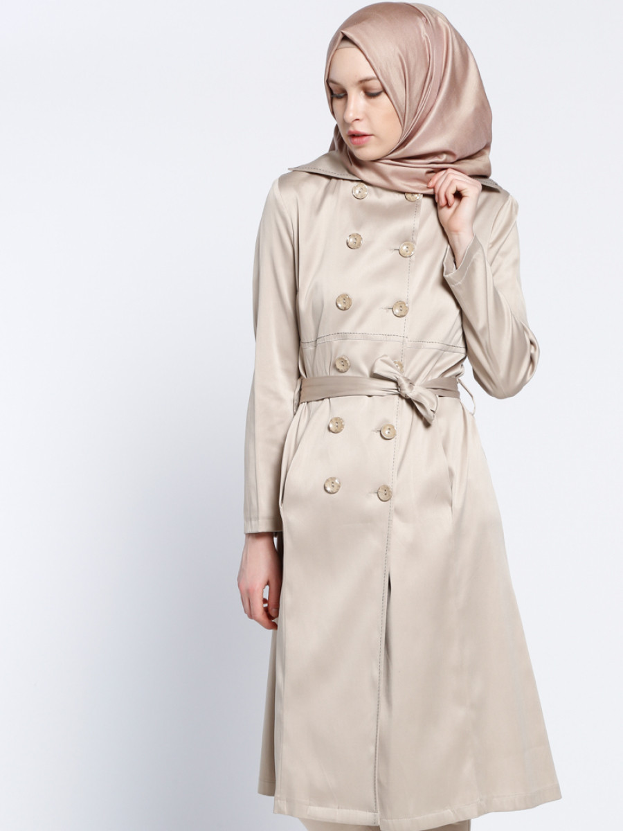 Pardesü Dünyası Düğmeli Krem Kap | Ehl-i Tesettür