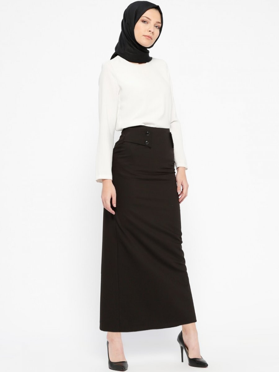 ALESYA Klasik Siyah Etek | Ehl-i Tesettür