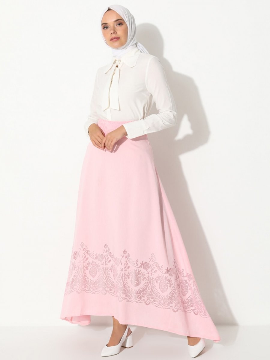 Mileny Fistolu Pembe Etek | Ehl-i Tesettür