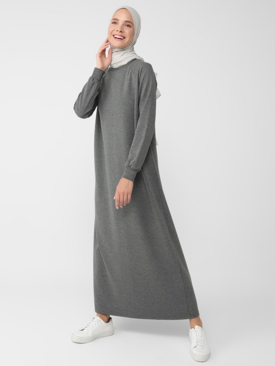 Refka Basic Spor Antrasit Elbise | Ehl-i Tesettür