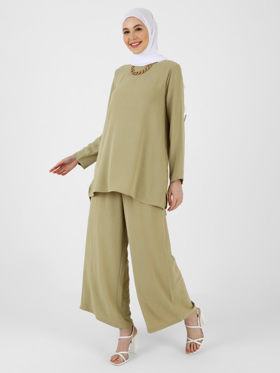 Refka Aerobin Basic İkili Zeytin Yeşili Takım | Ehl-i Tesettür